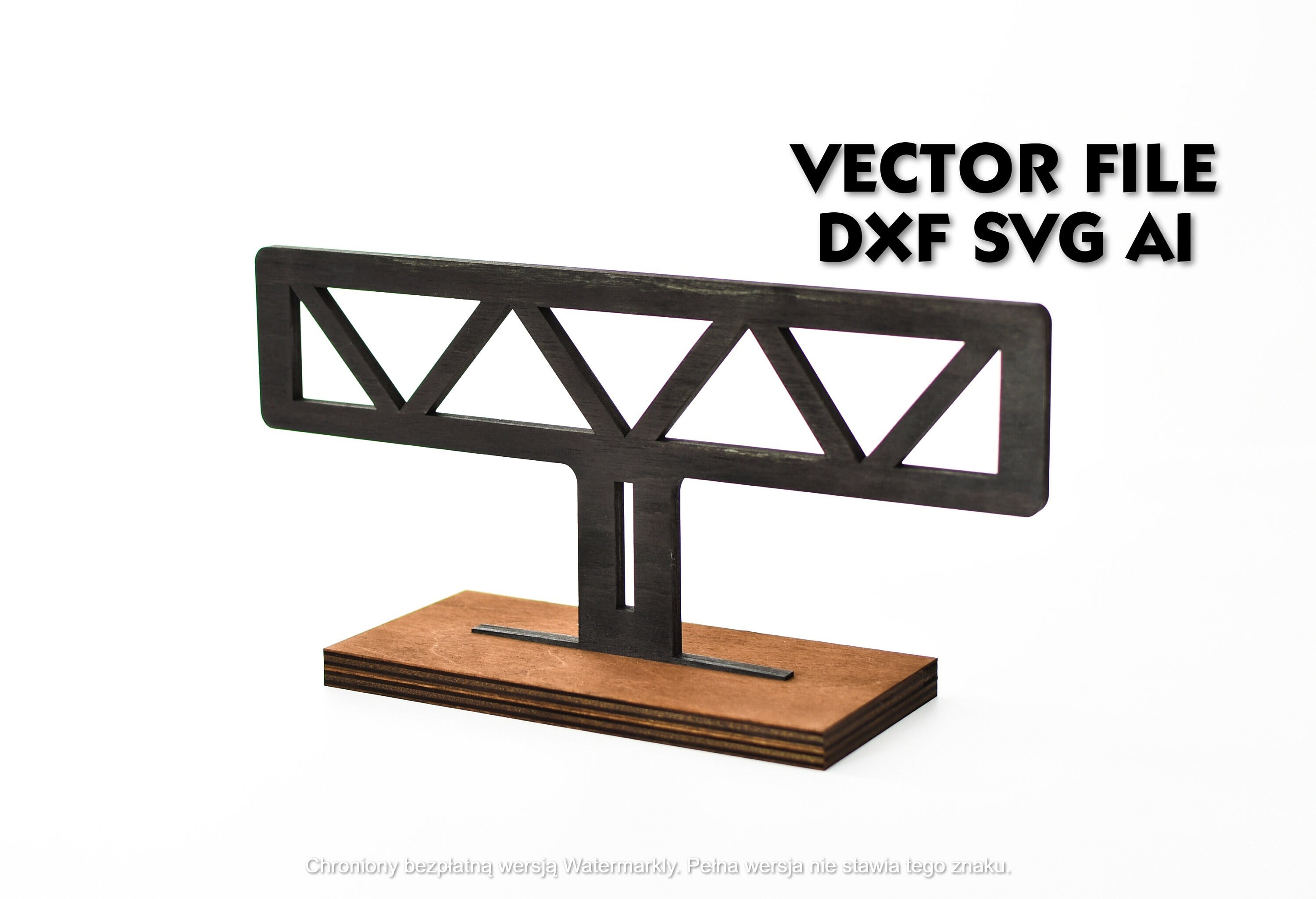 Digital Product Watch Stand Dxf Svg 1/8 in 1/4 in 3 Mm 6 Mm - Etsy