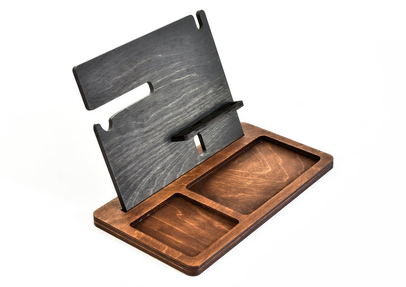 Digital Product Docking Station Organizer Stand DXF SVG AI Plywood 6mm ...