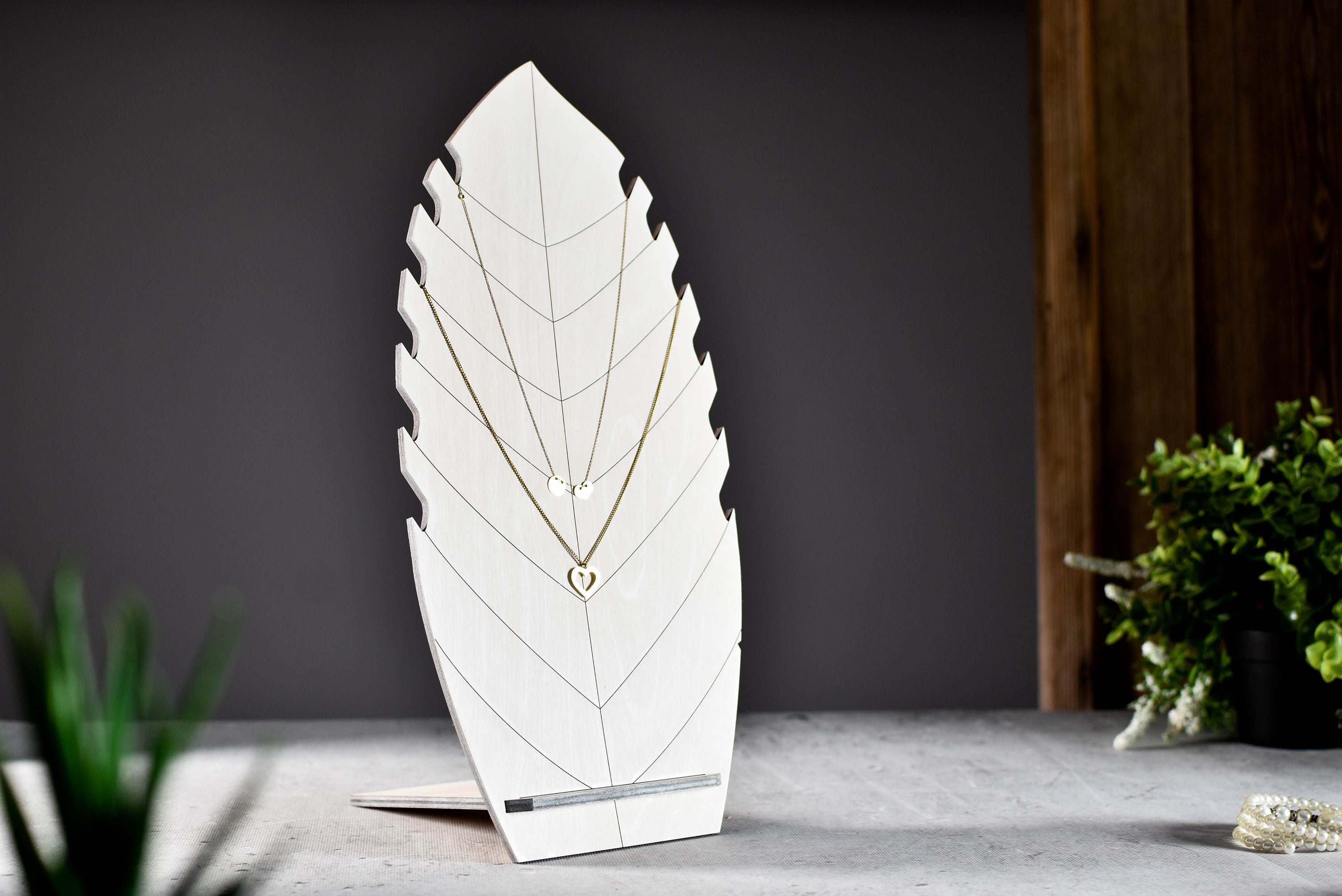 Digital Product Stand Rack for Necklaces, DXF SVG AI Files 1/8, 1/4 in ...