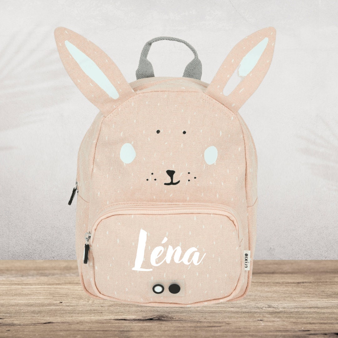 Customizable Child's First Name Backpack Rabbit - Etsy