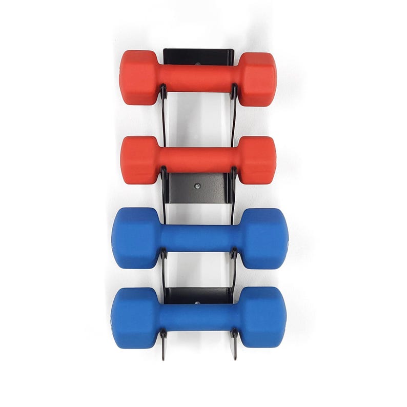 Wall-mounted Dumbbell Storage Rack. Store Your Dumbbells Conveniently ...
