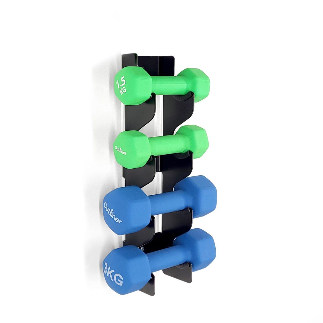 Wall-mounted Dumbbell Storage Rack. Store Your Dumbbells Conveniently ...