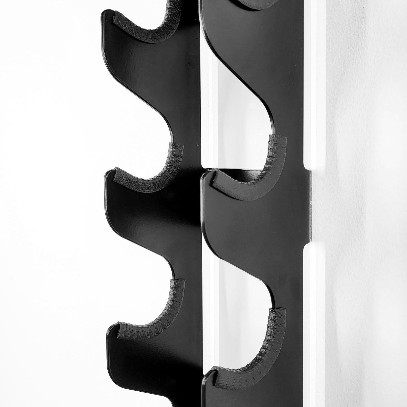 Yoga Mat & Dumbbell Wall Rack - Sturdy, Space-saving Exercise Gear ...