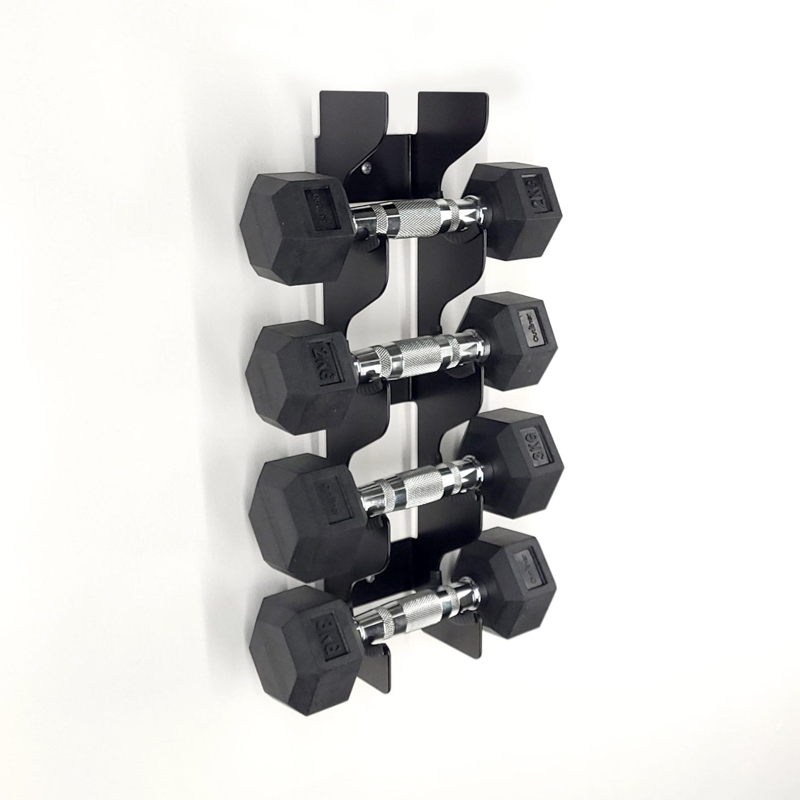 Wall-mounted Dumbbell Storage Rack. Store Your Dumbbells Conveniently ...