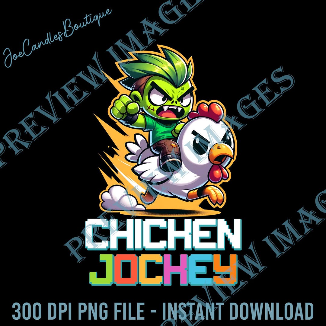 Cute Chicken Jockey Game Png, Funny Zombie Riding Chicken Png, Gamer ...