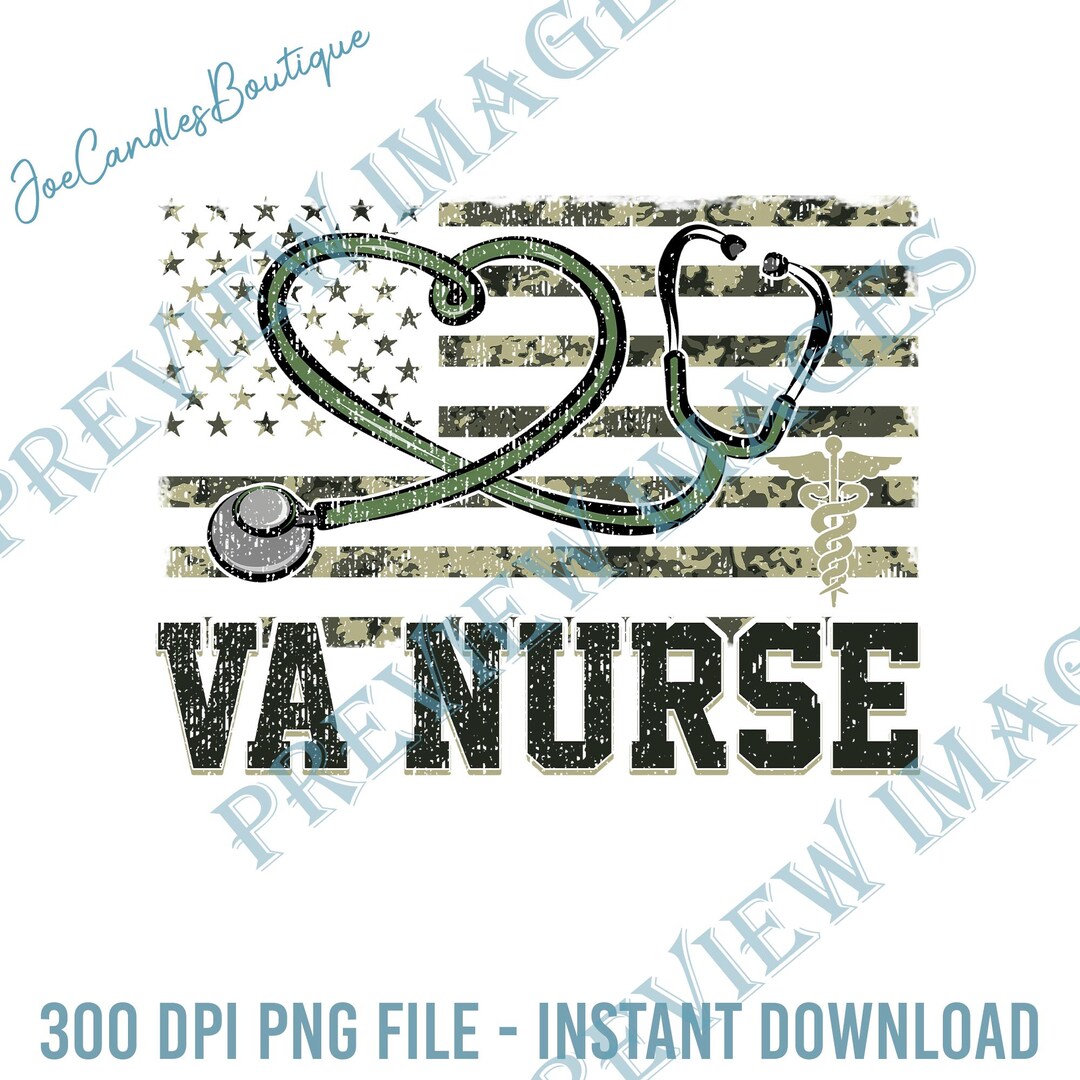 VA Nurse Png, Veteran Affairs Nurse Png, Nurse American Flag Png ...