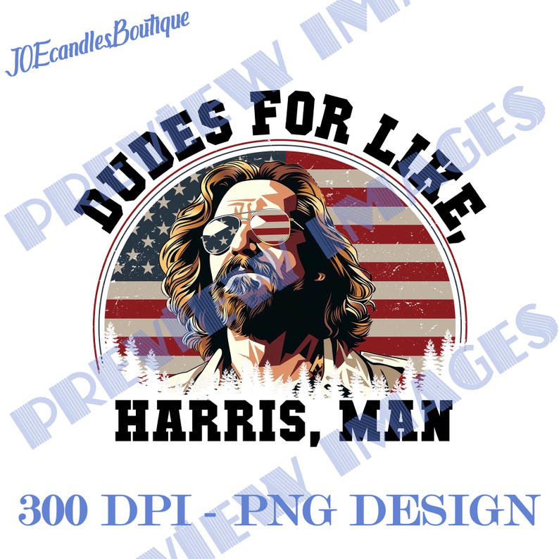 Dudes for Like Harris Man Png, White Dudes for Harris Png, Kamala ...