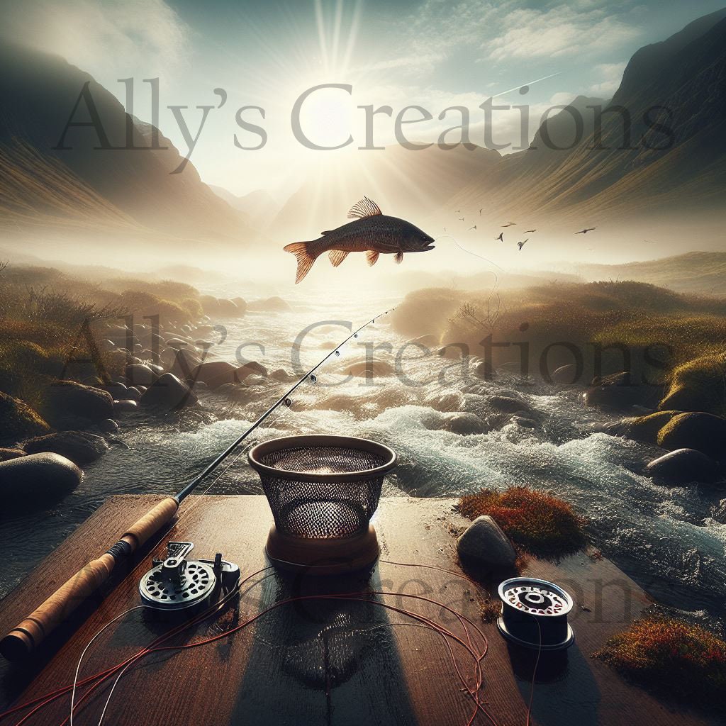 Fly Fishing PNG Digital Download Only - Etsy