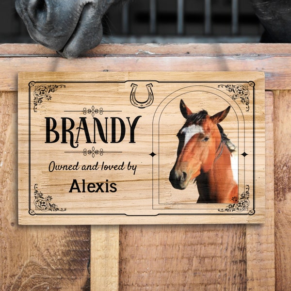 Horse Stall Name Plate - Etsy