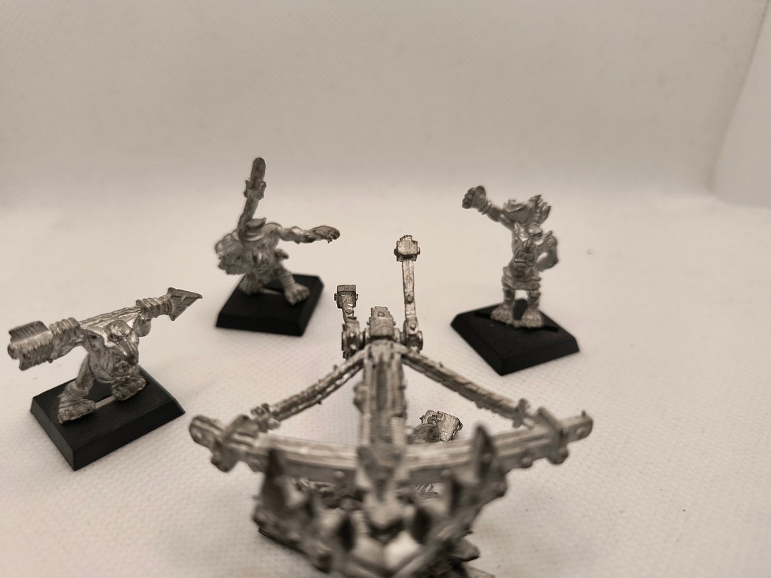 OOP Citadel / Warhammer Metal Chaos Goblin War Machine / Spear Chukka ...