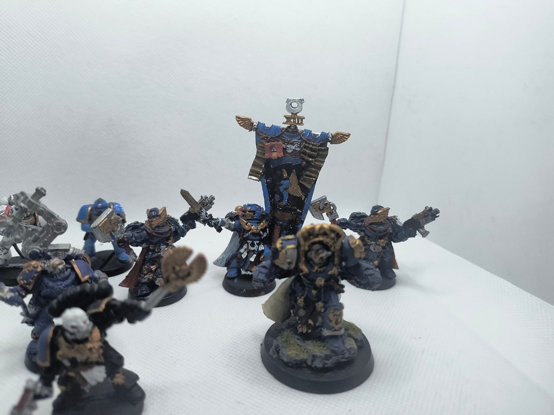 Marneus Calgar, Banner, 2x Metal Honor Guard, Techamrine, Chaplain ...
