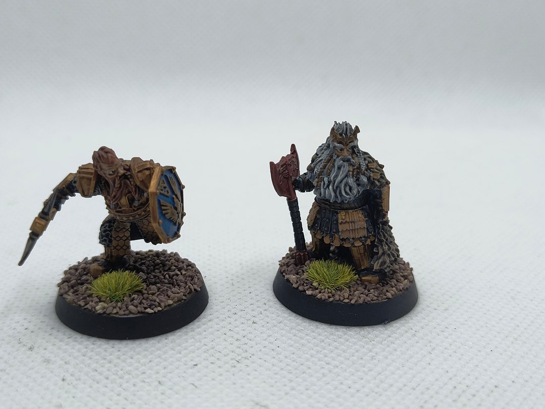 King Dáin Ironfoot and Thorin III Stonehelm, Pro Painted - Etsy