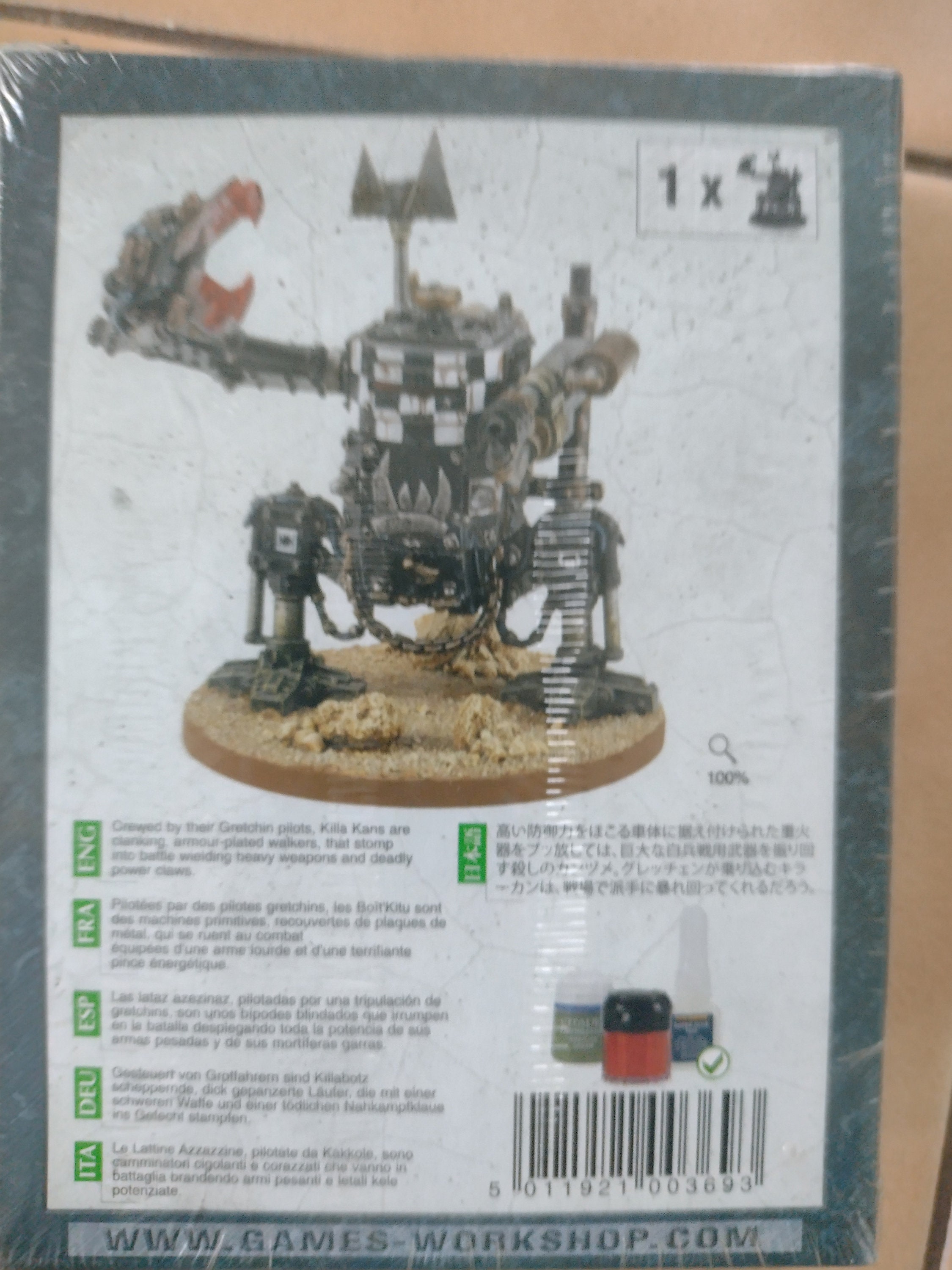 40K OOP Metal Ork Killa Kan Miniature - Etsy
