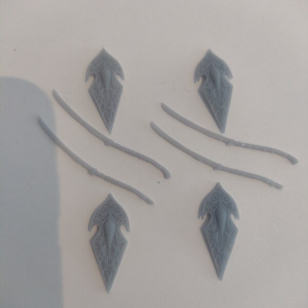 Mesbg High Elf Spear and Shields - Etsy