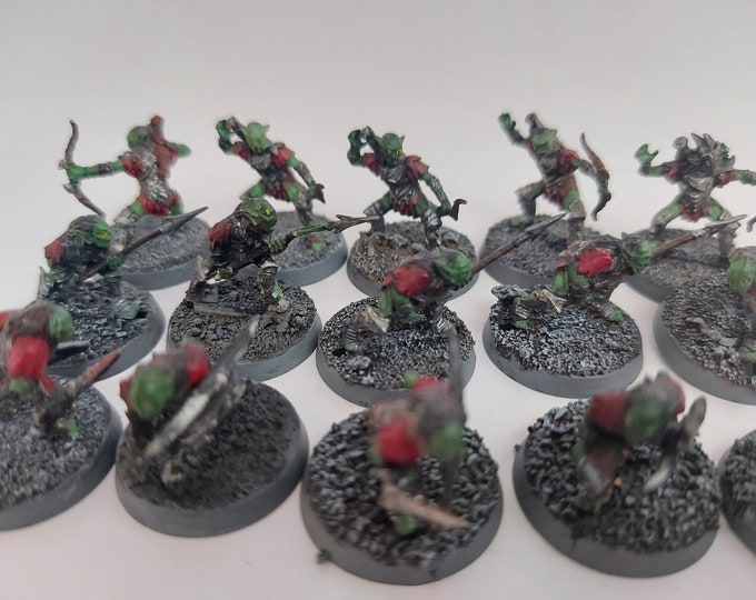 15 Moria Goblins Lotr Middle Earth Strategy Battle Game - Etsy