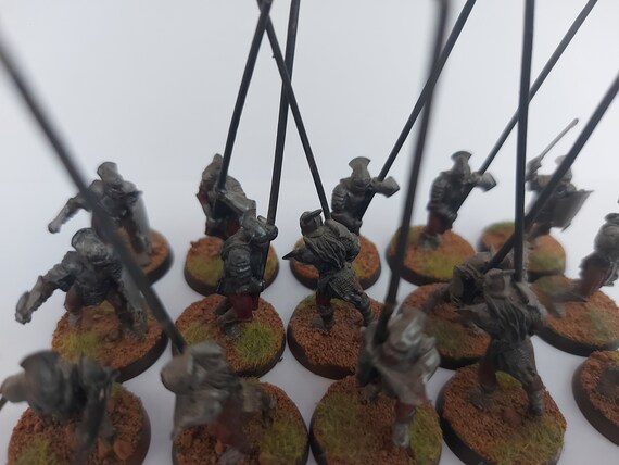 Uruk-hai Pikes and Sword 3 Lotr Middle Earth Strategy Battle - Etsy