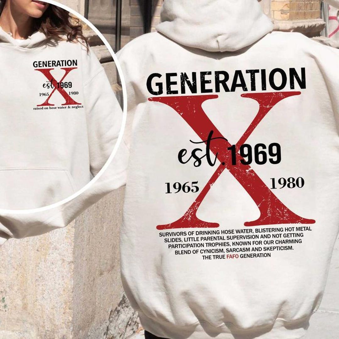 Proud Member of the F Your Felling Sweatshirt, Gen X 1965 1980 Member ...