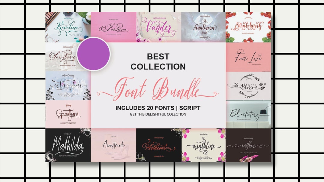 Best Collection Font Bundle, Handwritten Font, Wedding Font, Modern ...