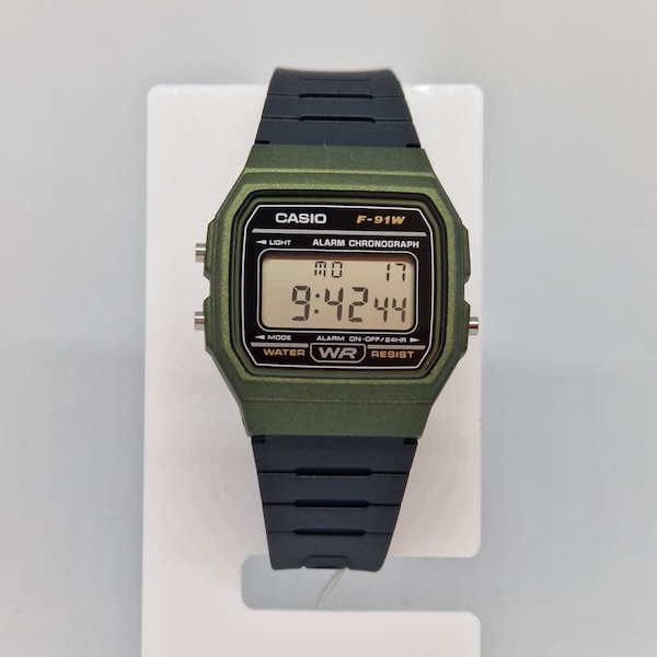 Casio F91w Green - Etsy