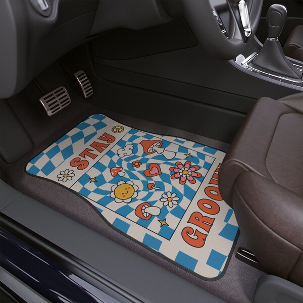 Checkered Floor Mats Car - Etsy