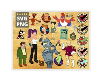 Bender Futurama Svg - Etsy