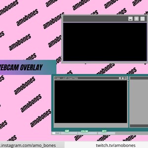 Windows Stream Overlay/pack - Webcam Overlay - Chat Box - Stream Scene ...