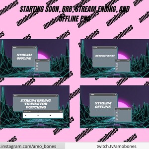 Windows Stream Overlay/pack - Webcam Overlay - Chat Box - Stream Scene ...