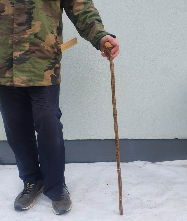 A Beautiful Handcrafted Irish Walking Stick Made From - Etsy