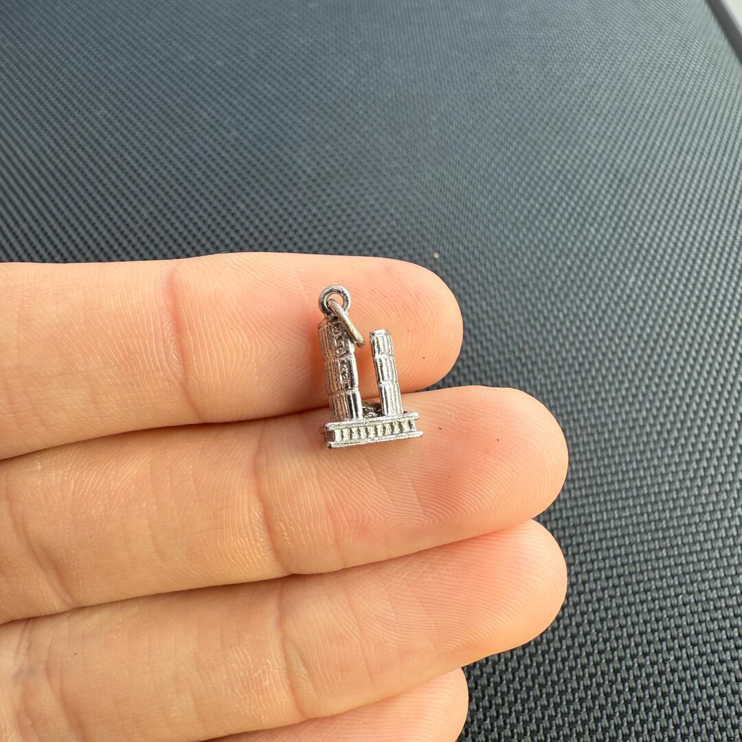 Sterling Silver Toronto Tower Charm - Etsy