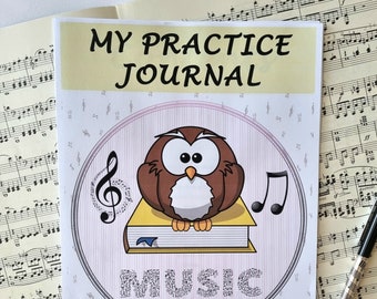 Music Practice Tracker Scale Tracker Repertoire List Piano Lesson Music ...
