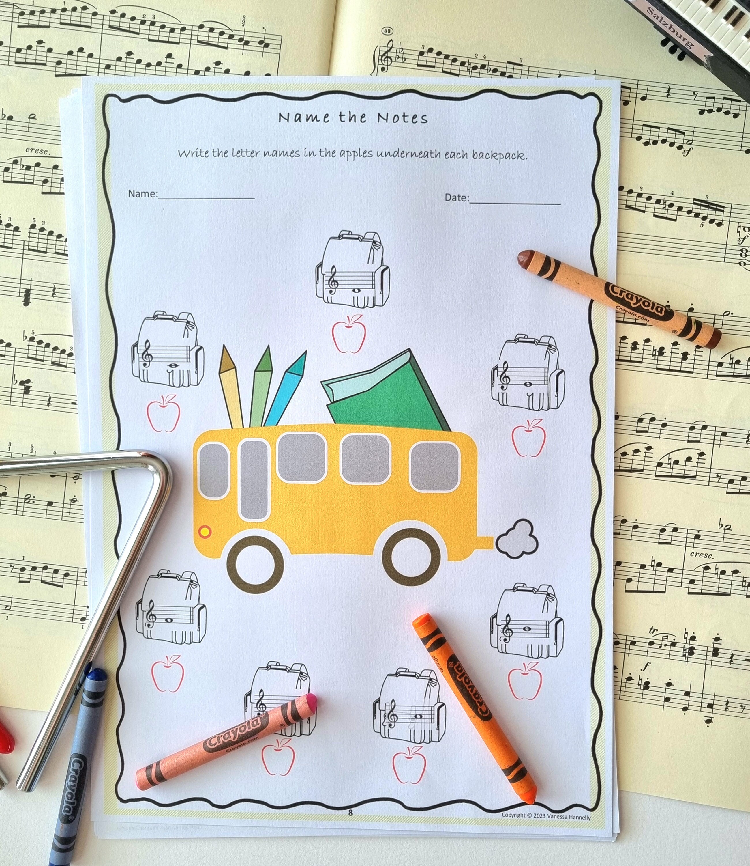Back to School Music Activities - Etsy