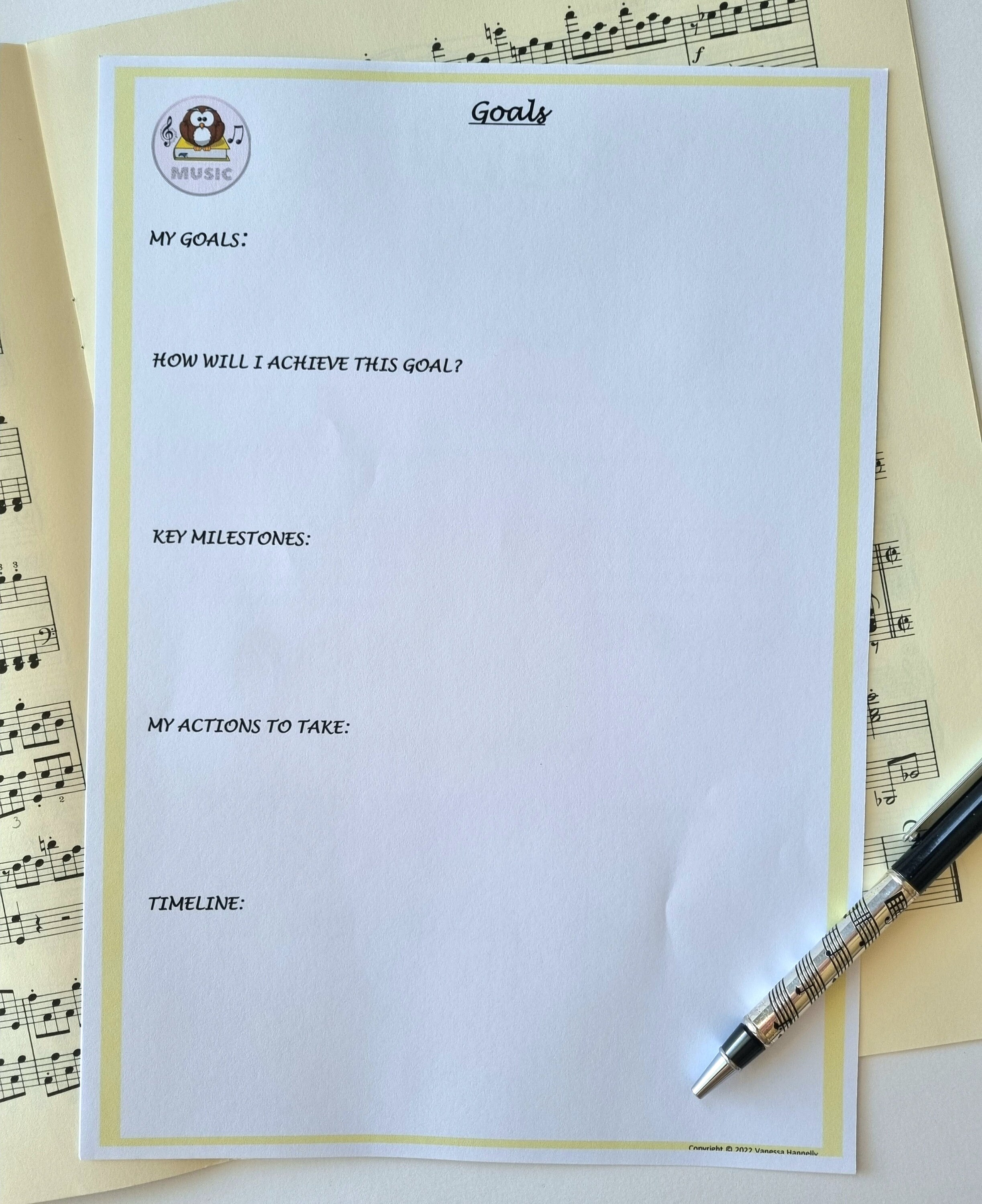 My Music Practice Journal - Etsy