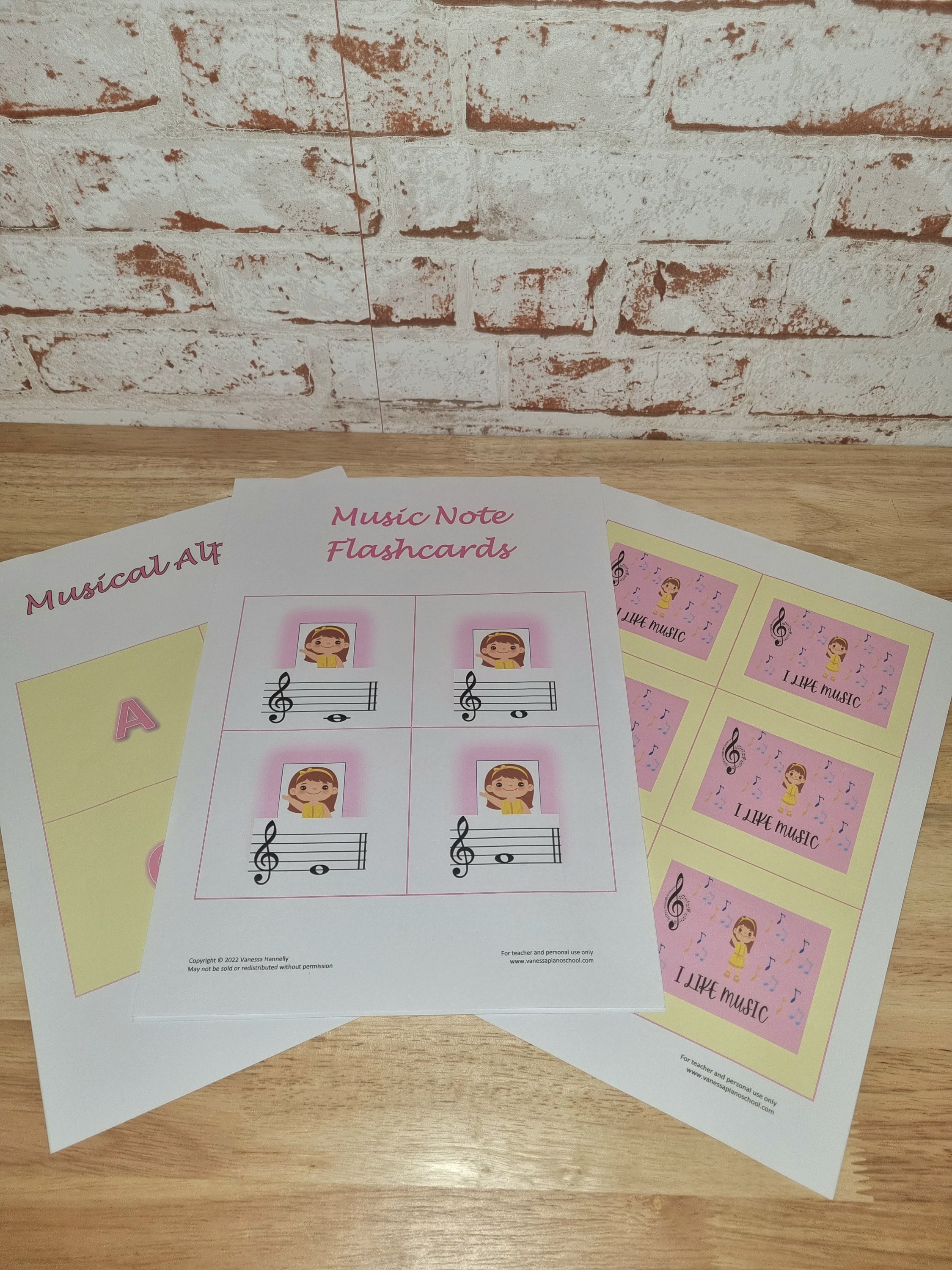 Music Flash Cards - Etsy
