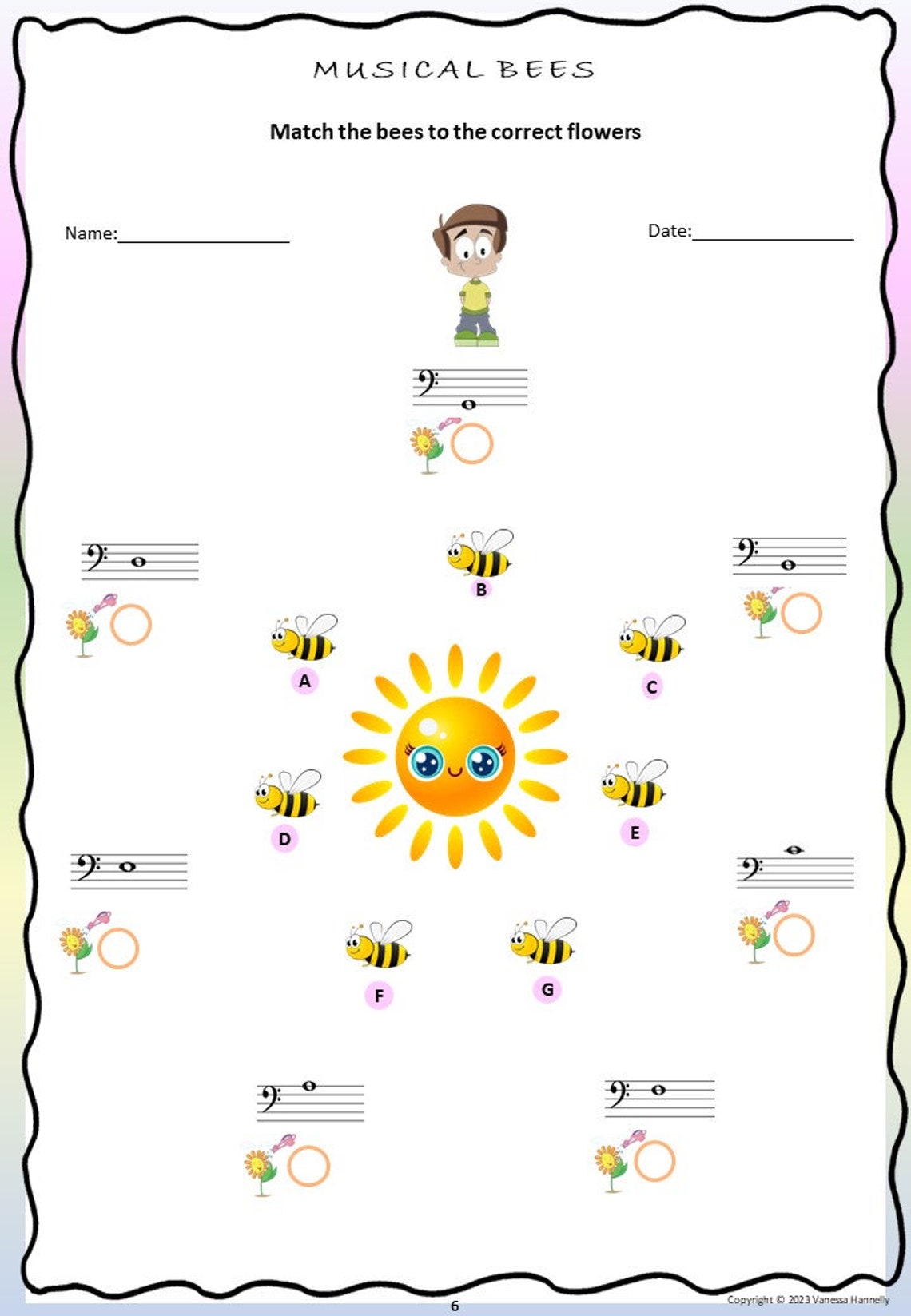The Grand Staff Worksheets Bass Clef - Etsy