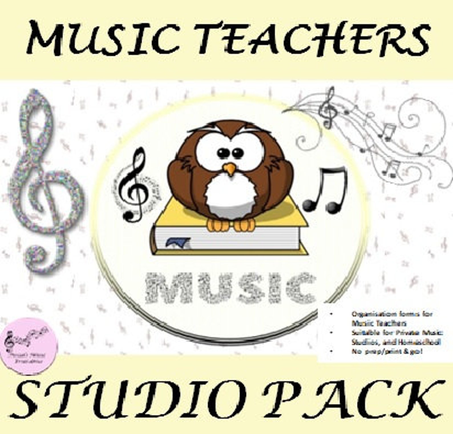 Music Teachers Studio Pack - Etsy