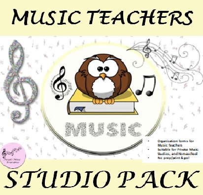Music Teachers Studio Pack - Etsy