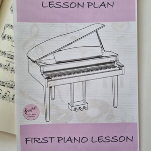 Lesson Plan for Beginner Piano Students, First Lesson - Etsy Australia