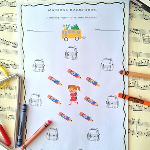 Back to School Music Activities - Etsy
