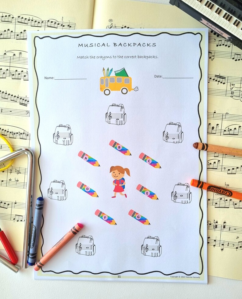 Back to School Music Activities - Etsy