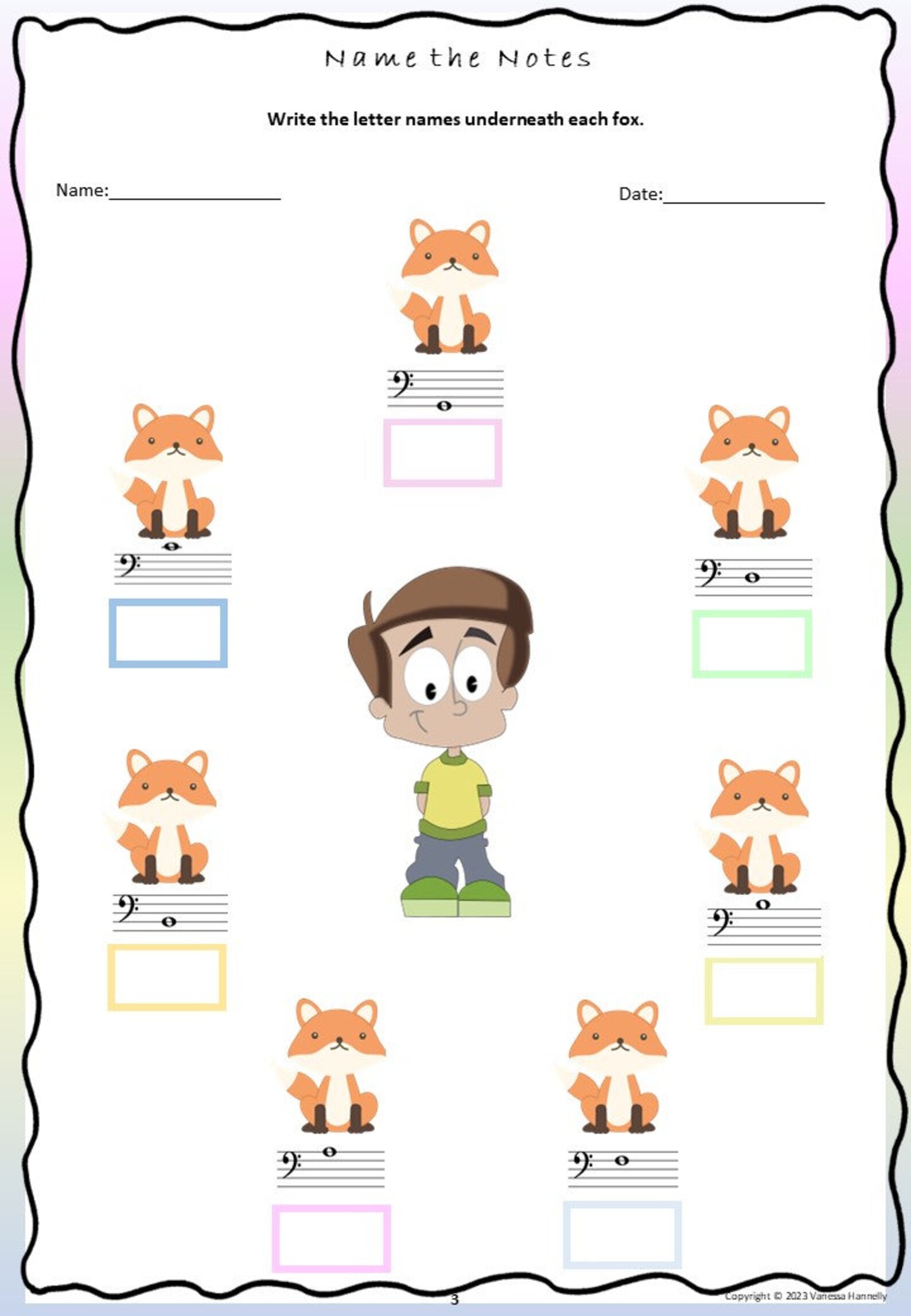 The Grand Staff Worksheets Bass Clef - Etsy