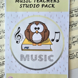 Music Teachers Studio Pack - Etsy