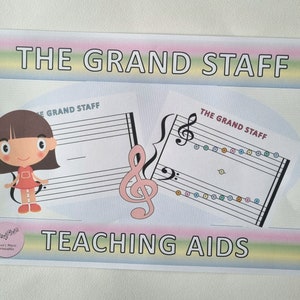The Grand Staff Teaching Aids - Etsy