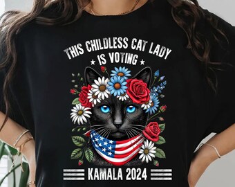 Cat Ladies for Kamala Png, Kamala Harris 2024 Png, Kamala for President ...