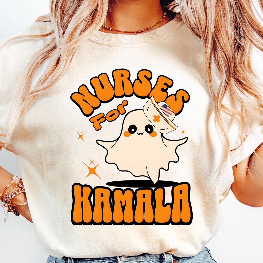 Nurses for Kamala Png, Spooky Ghost Nurse for Harris Halloween Png ...