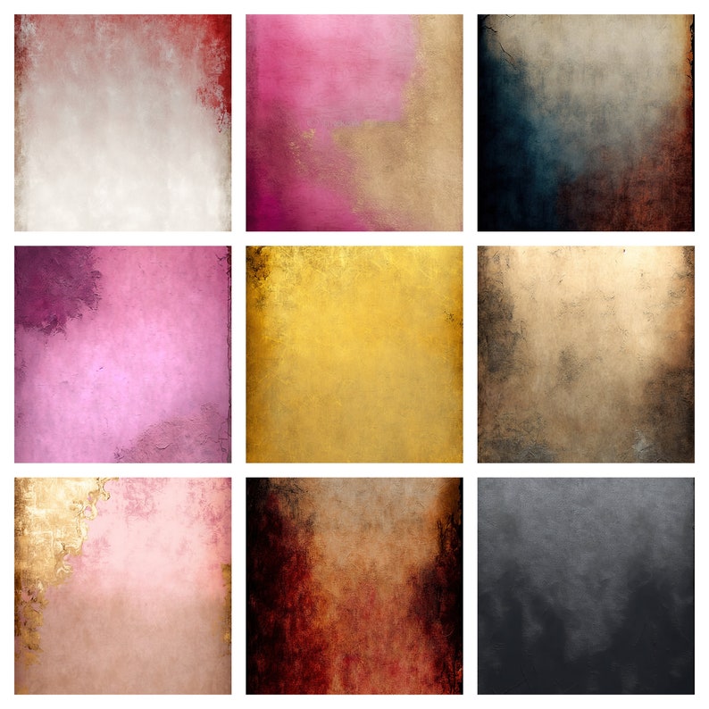 45 X Texture Digital Backdrops / Overlays , Bundle Backdrop Overlays ...