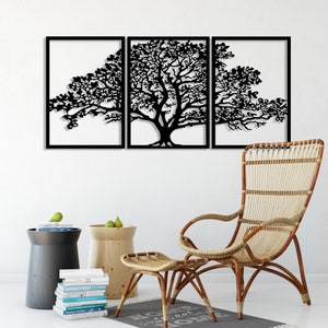 Tree of Life Metal Wall Decor, Tree Metal Wall Decoration, Home ...