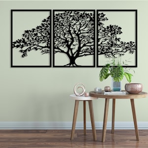 Tree of Life Metal Wall Decor, Tree Metal Wall Decoration, Home ...