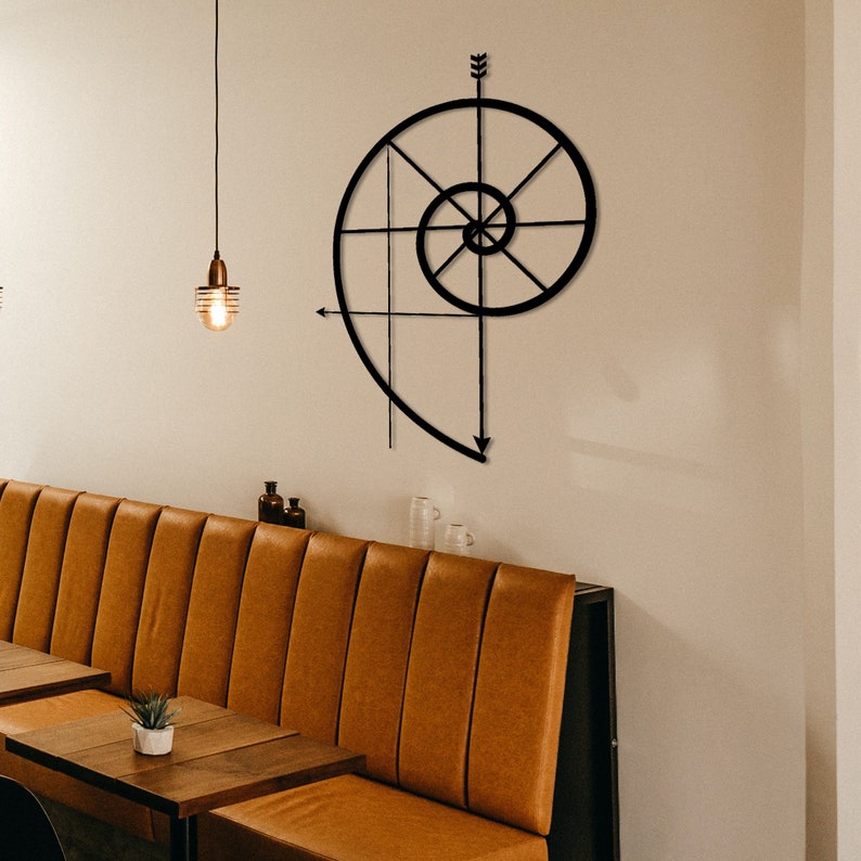 Golden Ratio Fibonacci Sequence Metal Art Etsy Australia