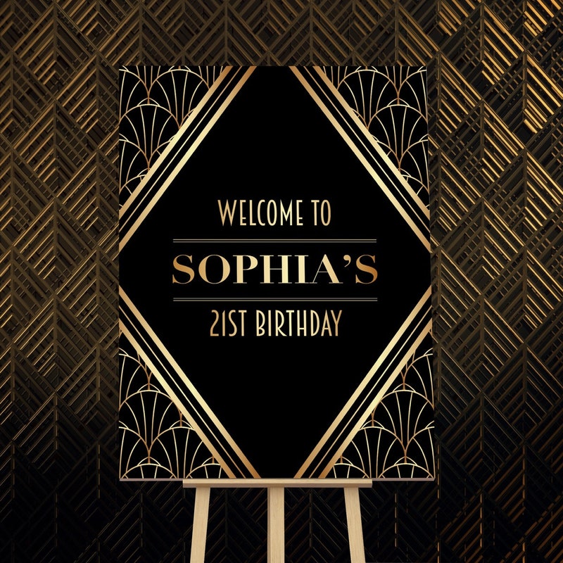 Personalize Gatsby Sign - Etsy UK