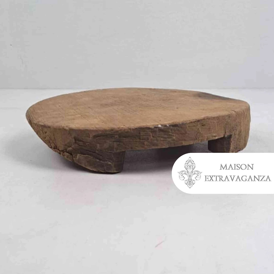 Vintage Wooden Chapati Board, Roti Board, Vintage Wooden Tray, Indian ...